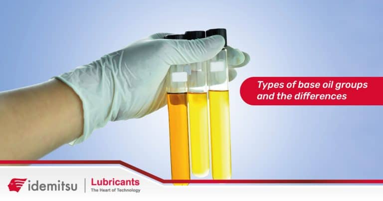 Types of base oil groups and the differences - Idemitsu